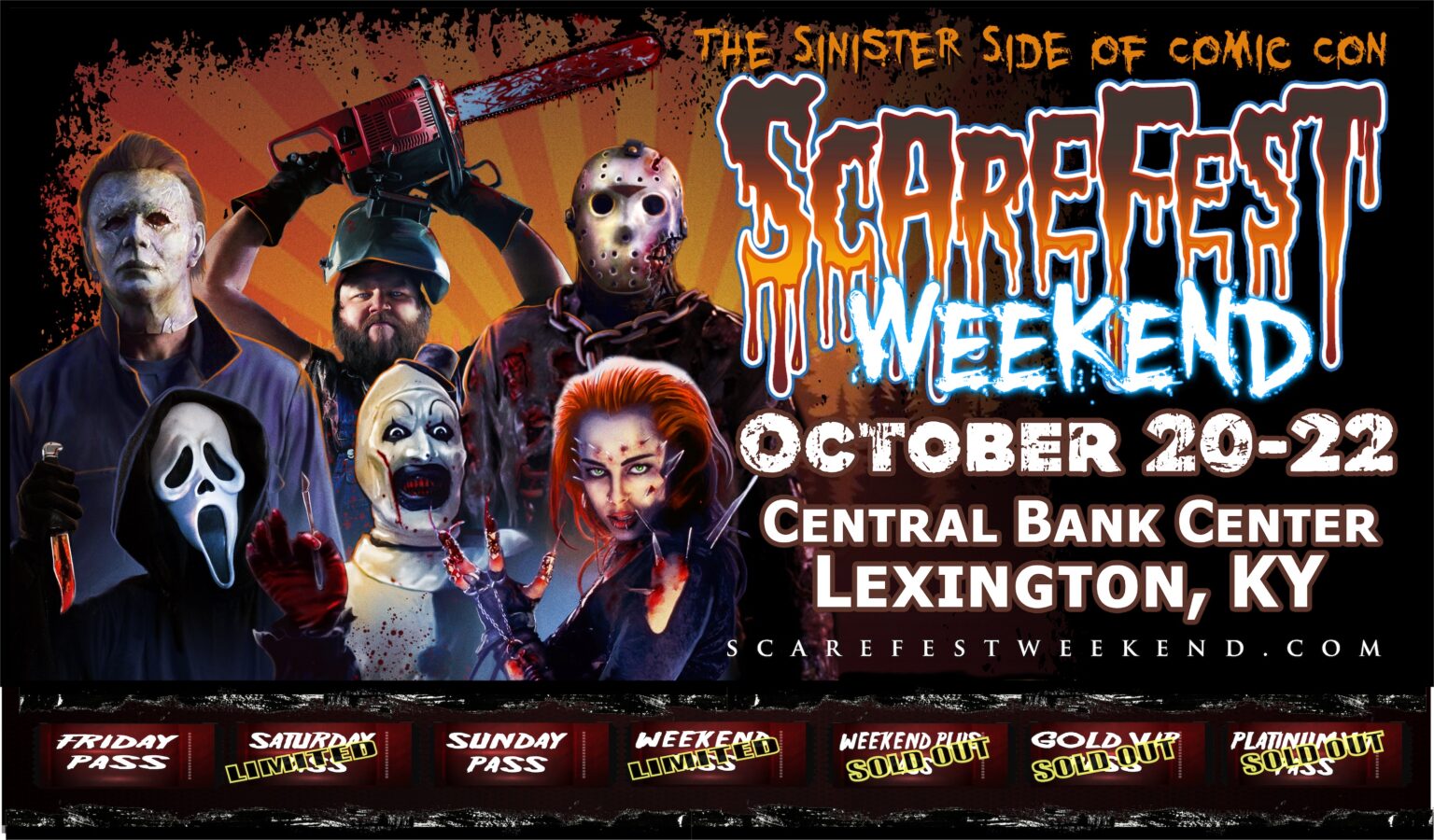 ScareFest is back for its 15th year. Featuring celebrity guests, over ...