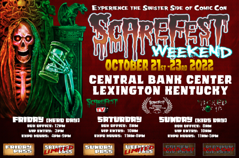 ScareFest is back for its 14th year. Featuring celebrity guests, over ...